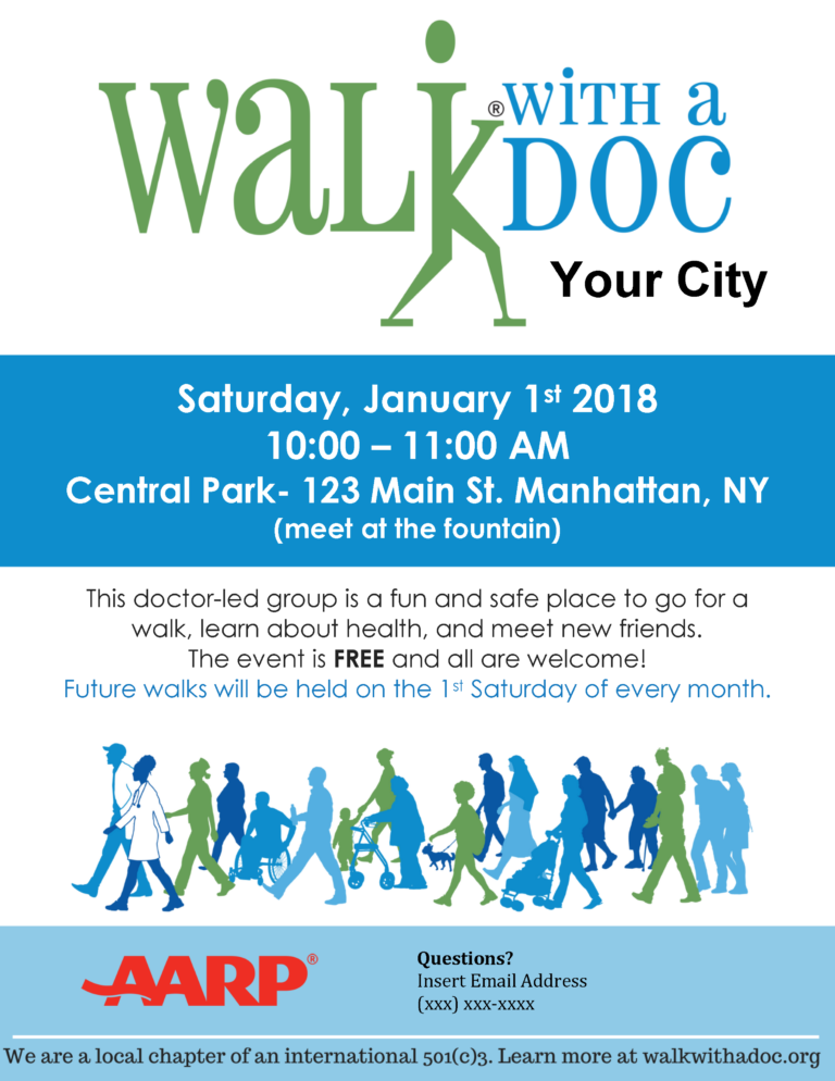 AARP Walk with a Doc Materials – Walk with a Doc